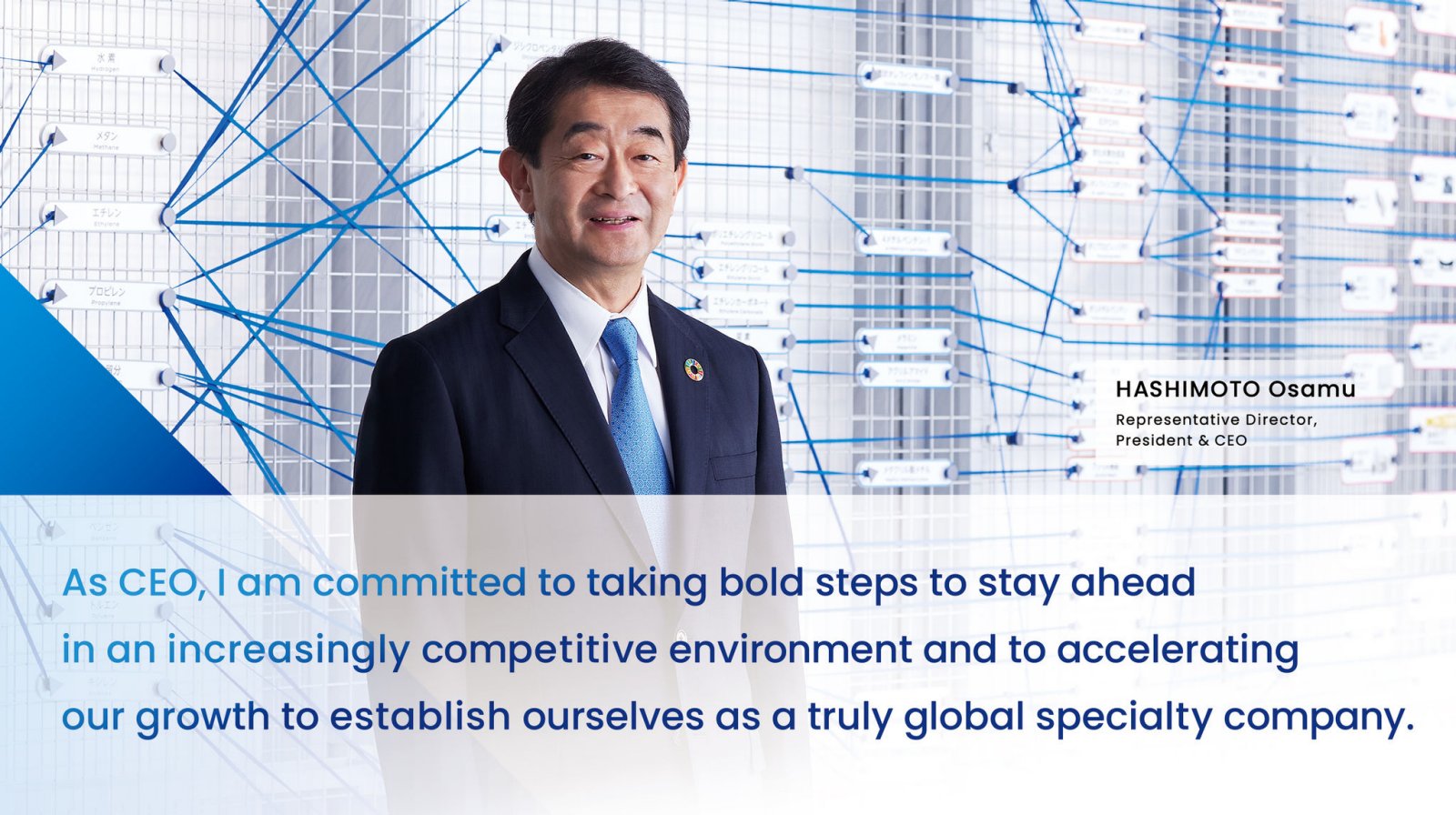 Message from the CEO | Sustainability | MITSUI CHEMICALS, INC.