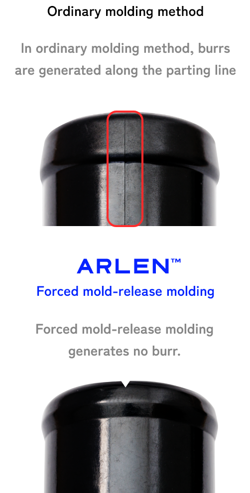 The forced mold-release molding grades for enabling molding with no ...